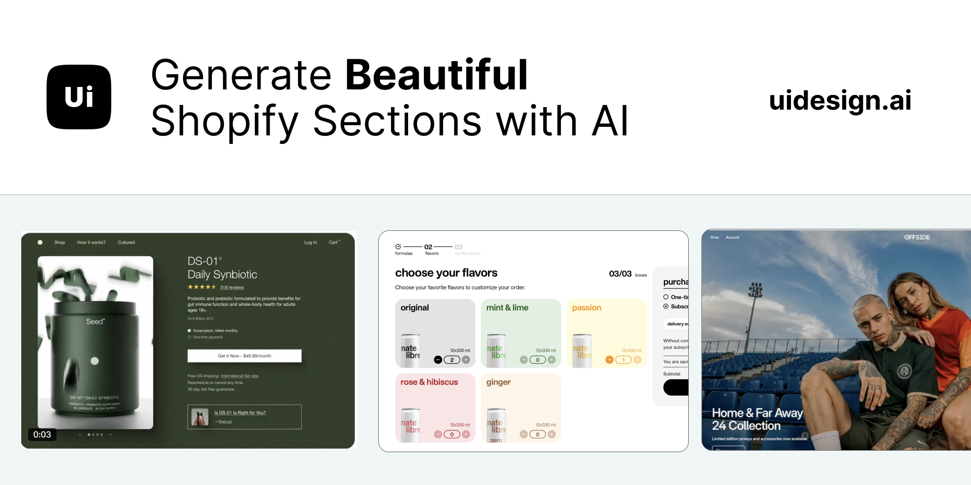 AI Shopify Section Generator